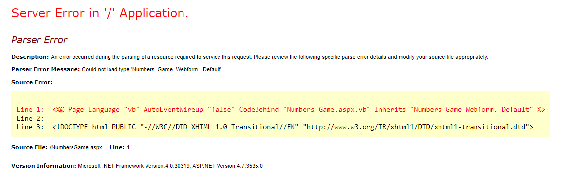 [RESOLVED] Deploy Asp.Net webforms app.-VBForums